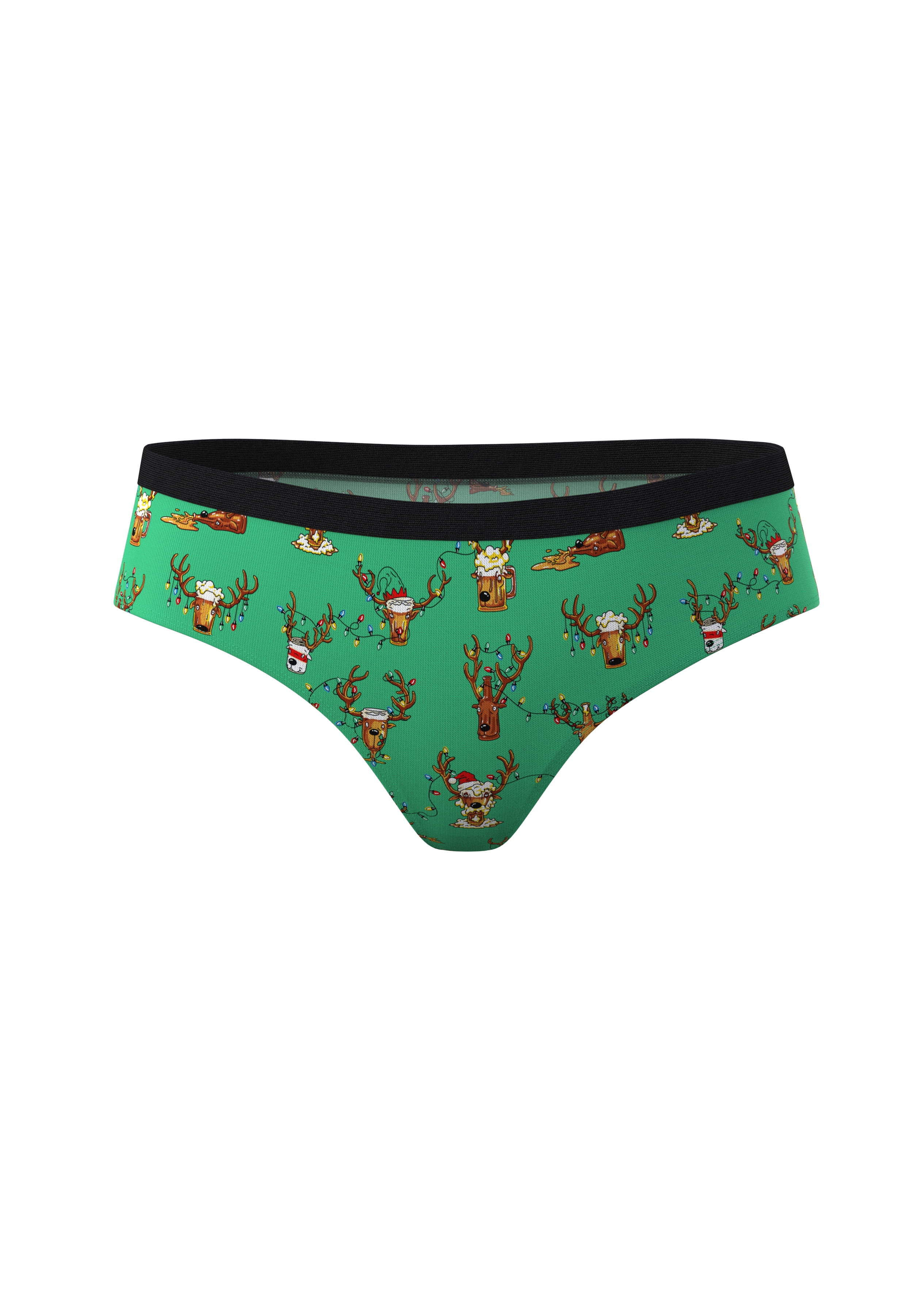 The Blitzened - Shinesty Reindeer Beer Cheeky Underwear 2X - Walmart.com