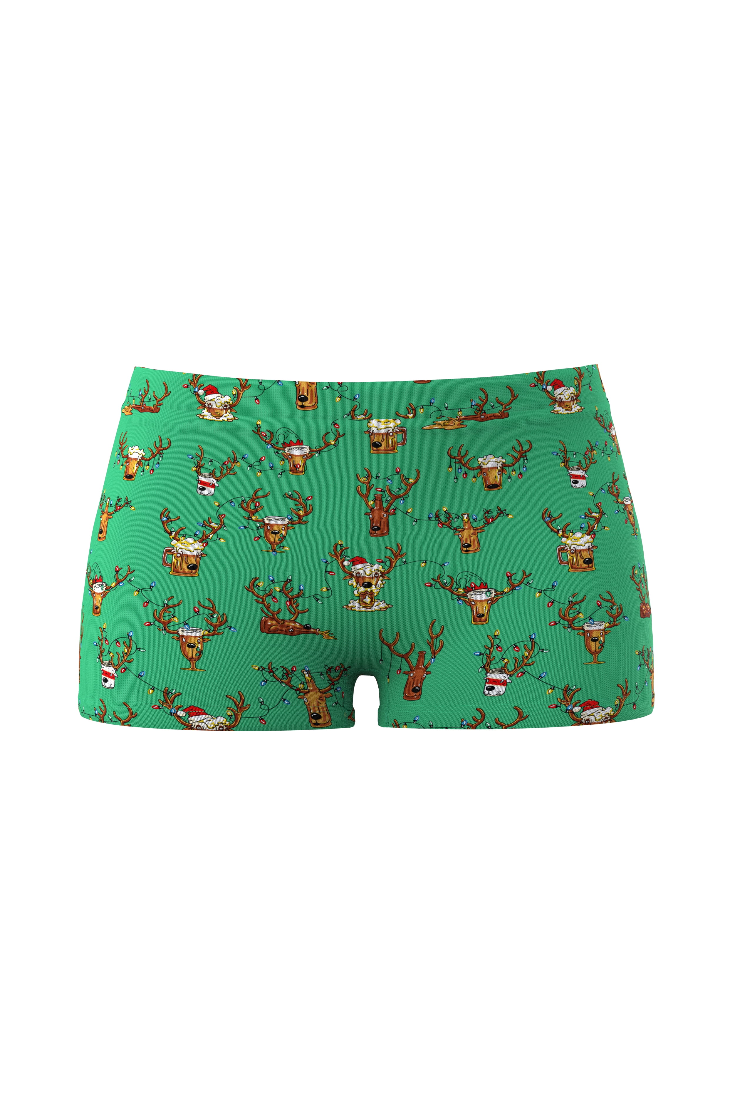 The Blitzened - Shinesty Reindeer Beer Modal Boyshort Underwear Large ...