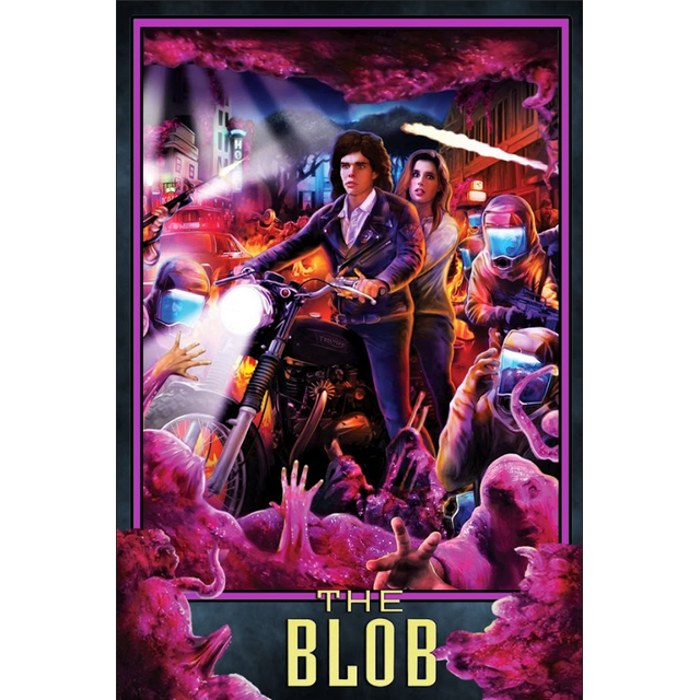 The Blob 1988 Poster 24x36 - Sci-Fi Horror Remake Cult Classic Monster ...