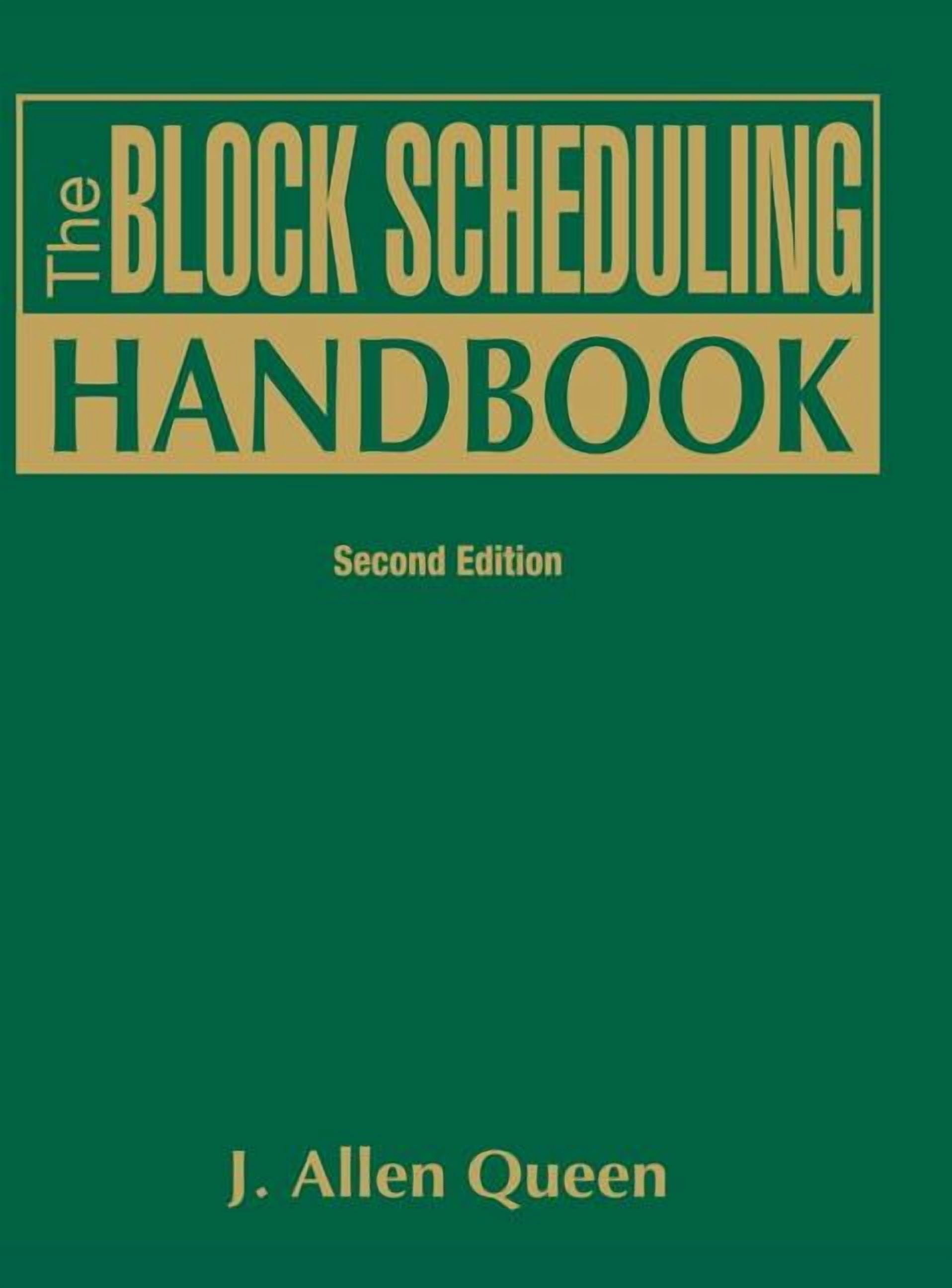The Block Scheduling Handbook (Hardcover) - Walmart.com
