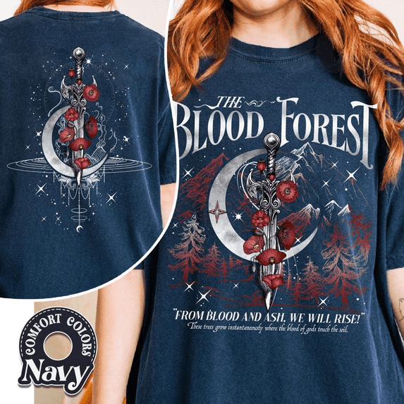 The Blood Forest T-Shirt, Poppy Casteel From Blood and Ash Bookish ...