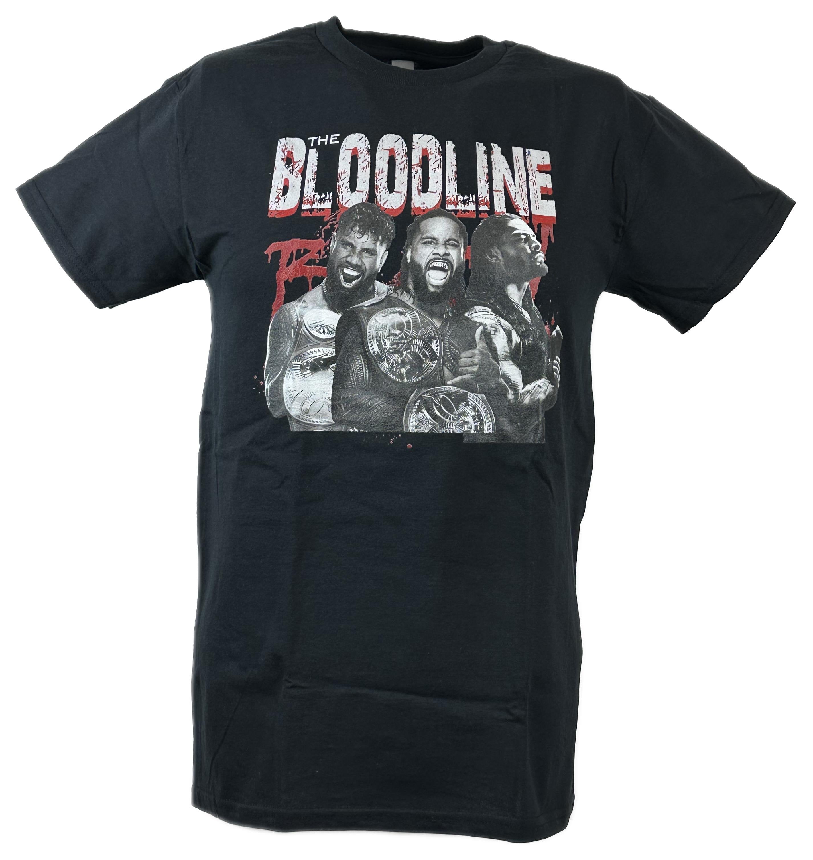 The Bloodline Bloodsport Usos Reigns Black T-shirt - Walmart.com