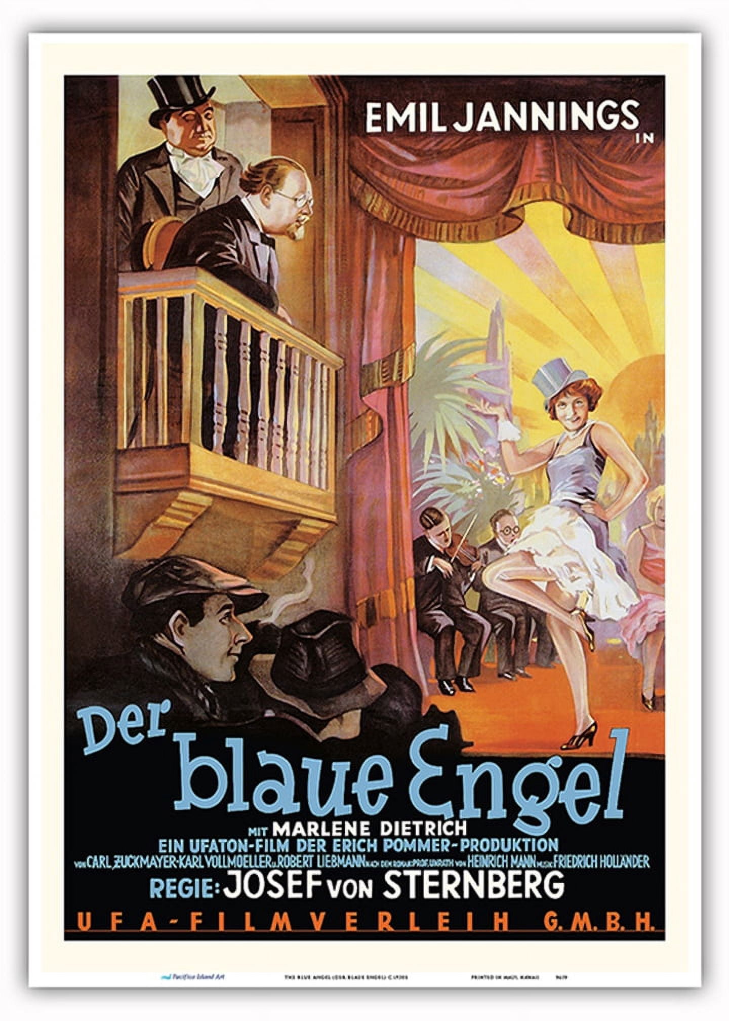 The Blue Angel (Der Blaue Engel) - Emil Jannings Marlene Dietrich ...