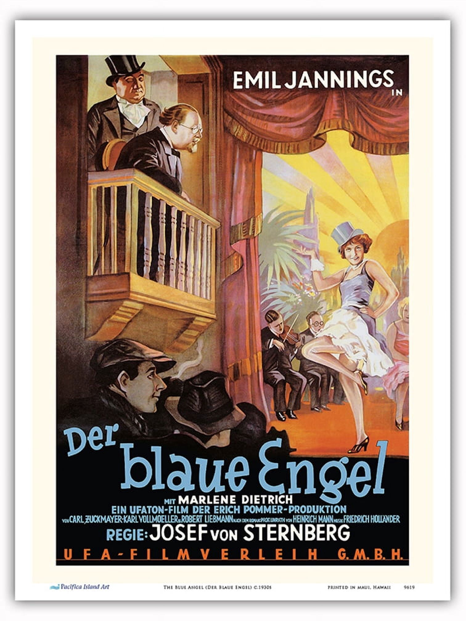 The Blue Angel (Der Blaue Engel) - Emil Jannings Marlene Dietrich ...