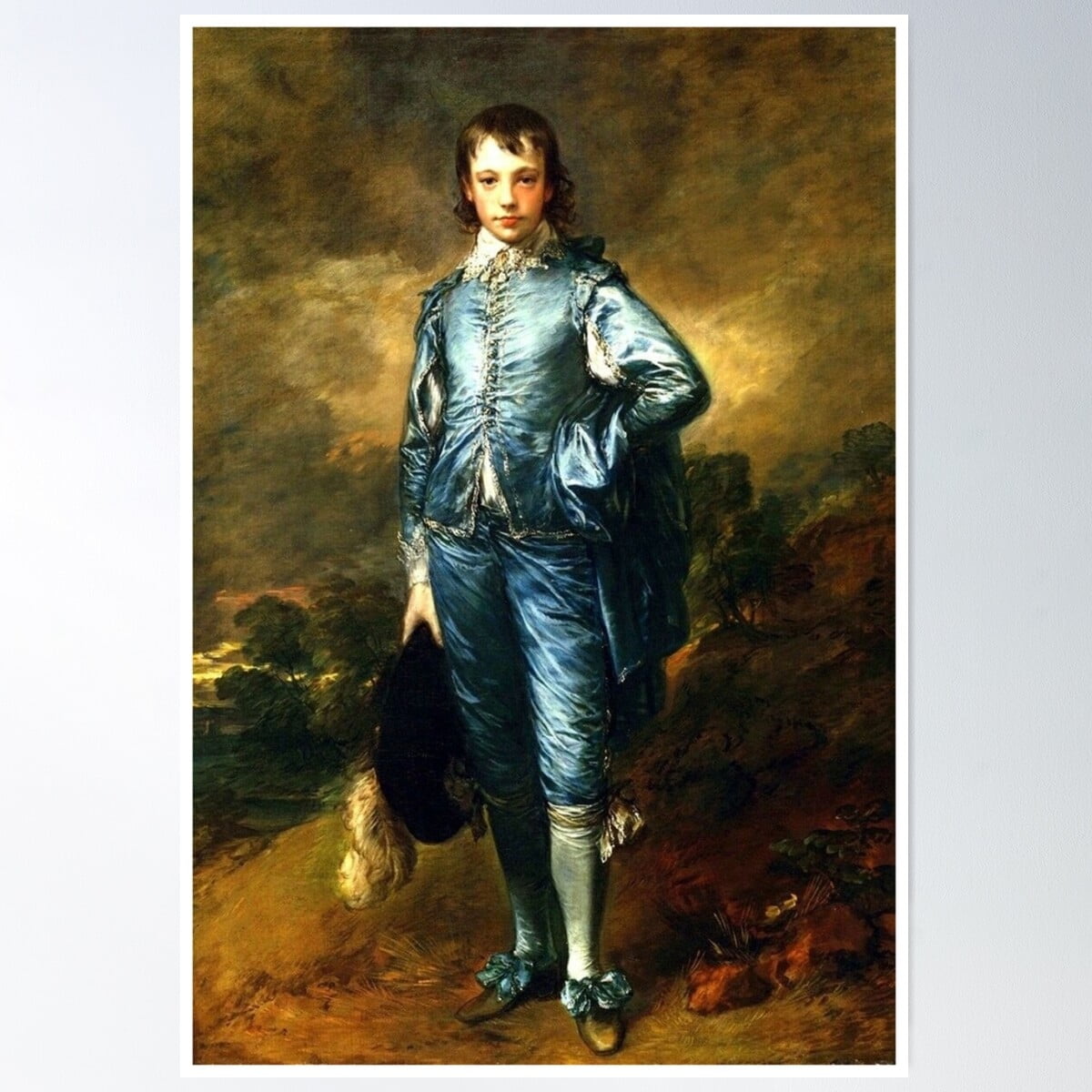 The Blue Boy : Vintage-1790 Painting By Thomas Gainsborough Print ...