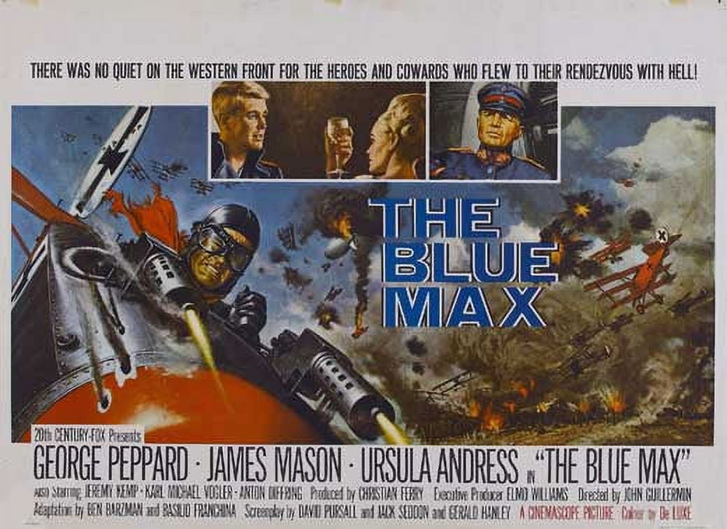 The Blue Max - movie POSTER (Style A) (30" x 40") (1966) - Walmart ...