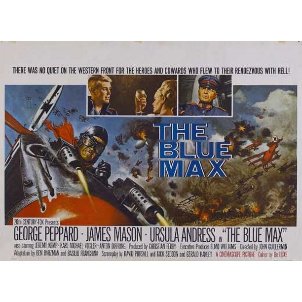 The Blue Max - movie POSTER (Style A) (30" x 40") (1966) - Walmart ...