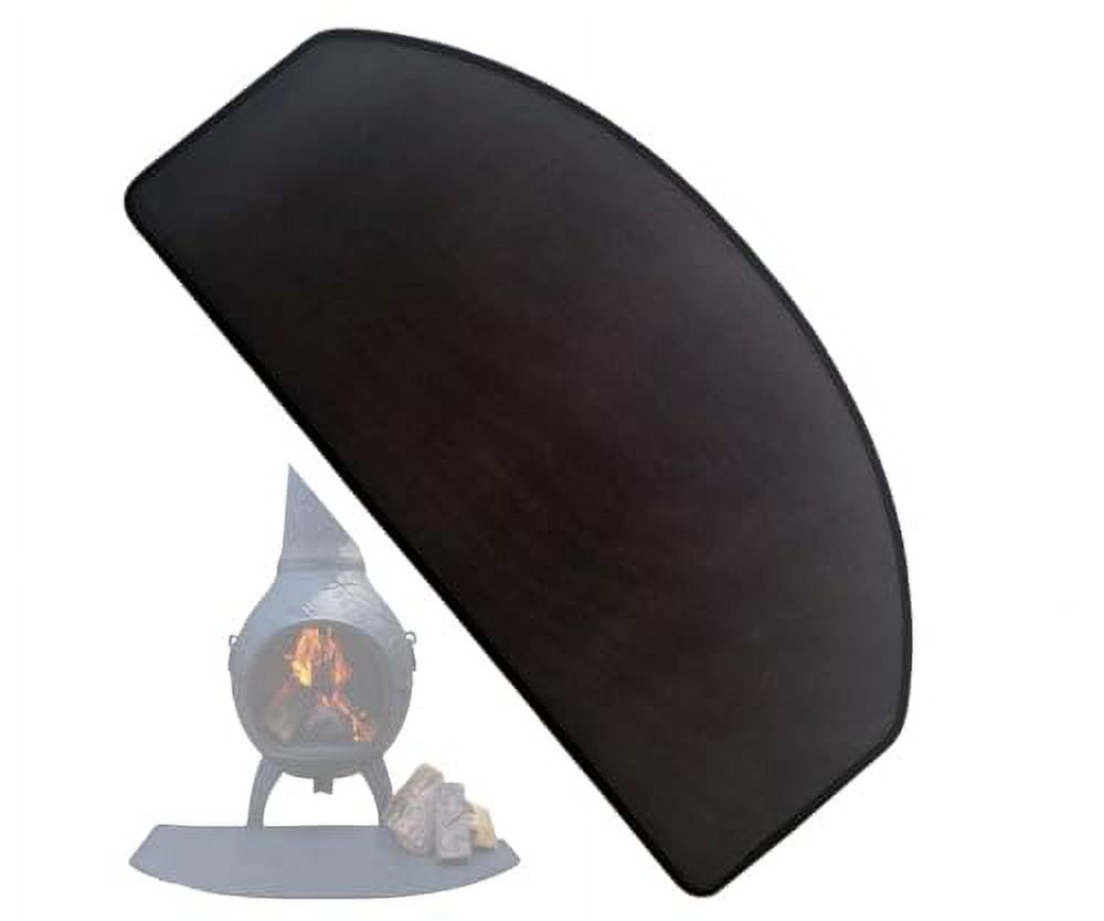 The Blue Rooster Half Round Flexible Fire Resistant Chiminea and ...