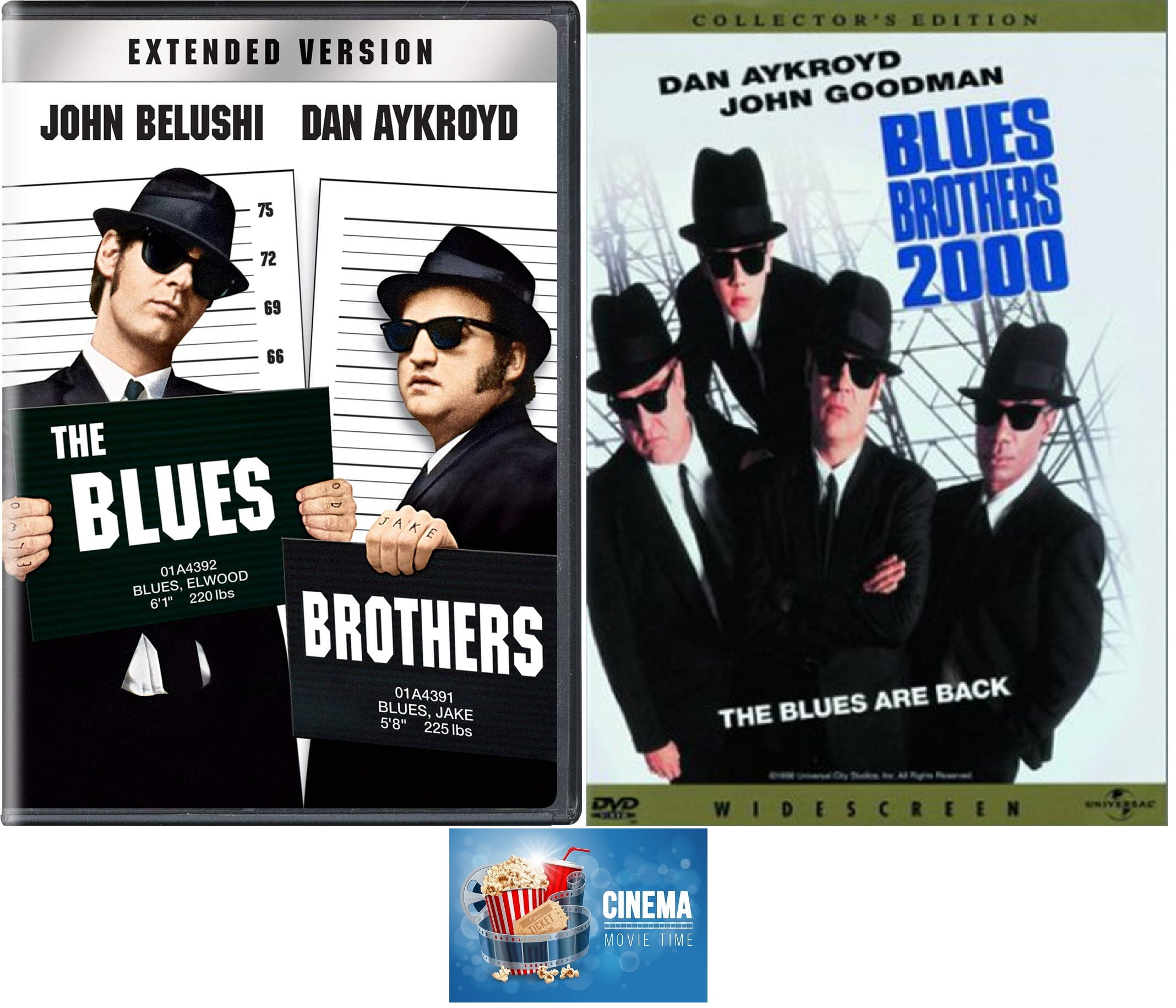 The Blues Brothers Double Feature One 1 & Two 2 DVD Set Includes Cinema ...