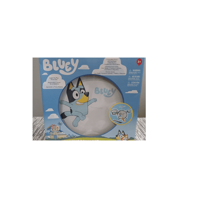 The Bluey Drum Set is a delightful beginner drum set designed for kids ...