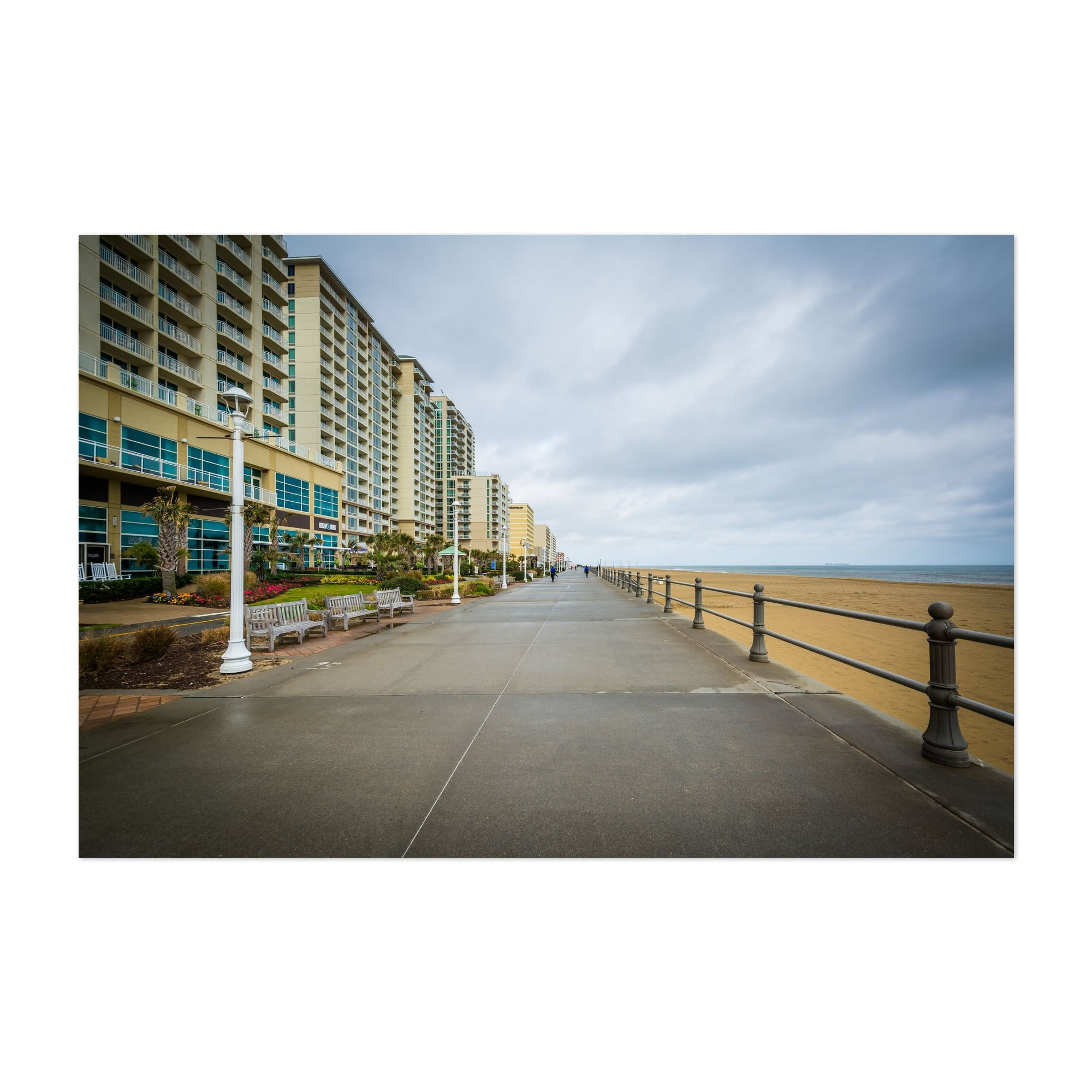 The Boardwalk - Virginia Beach Virginia Photography Unframed Wall Art ...