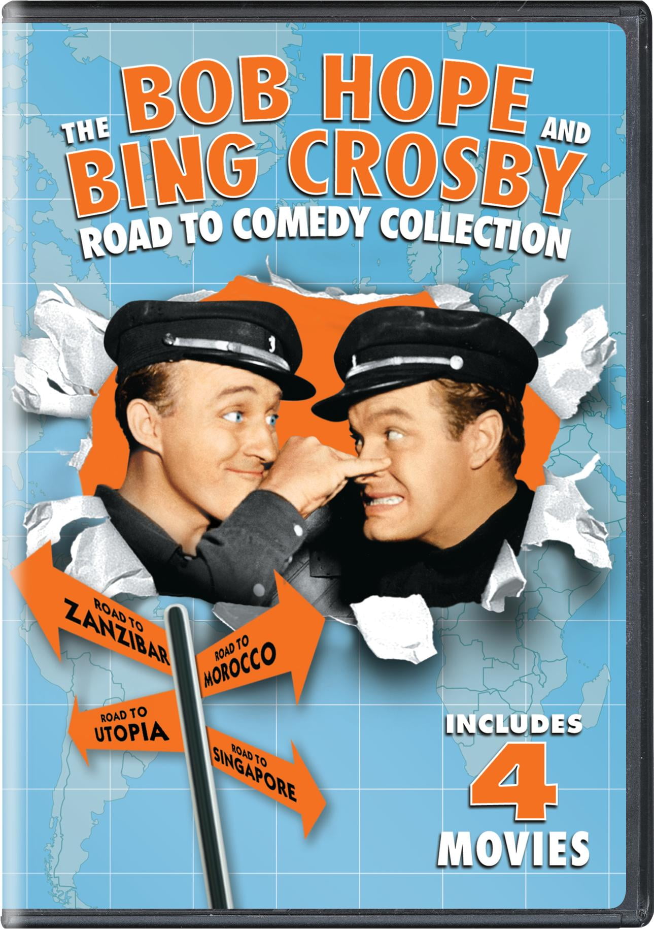Bob Hope and Bing Crosby Road to Comedy Collection DVD, 4-Movie Set ...