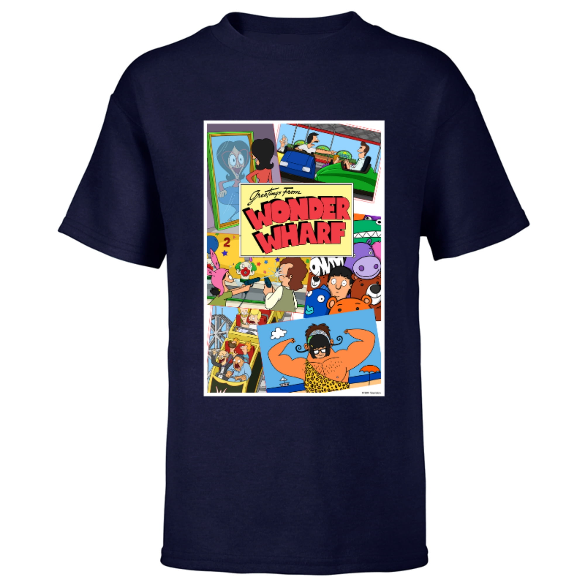 The Bob’s Burgers Movie Greetings from Wonder Wharf - Short Sleeve T ...