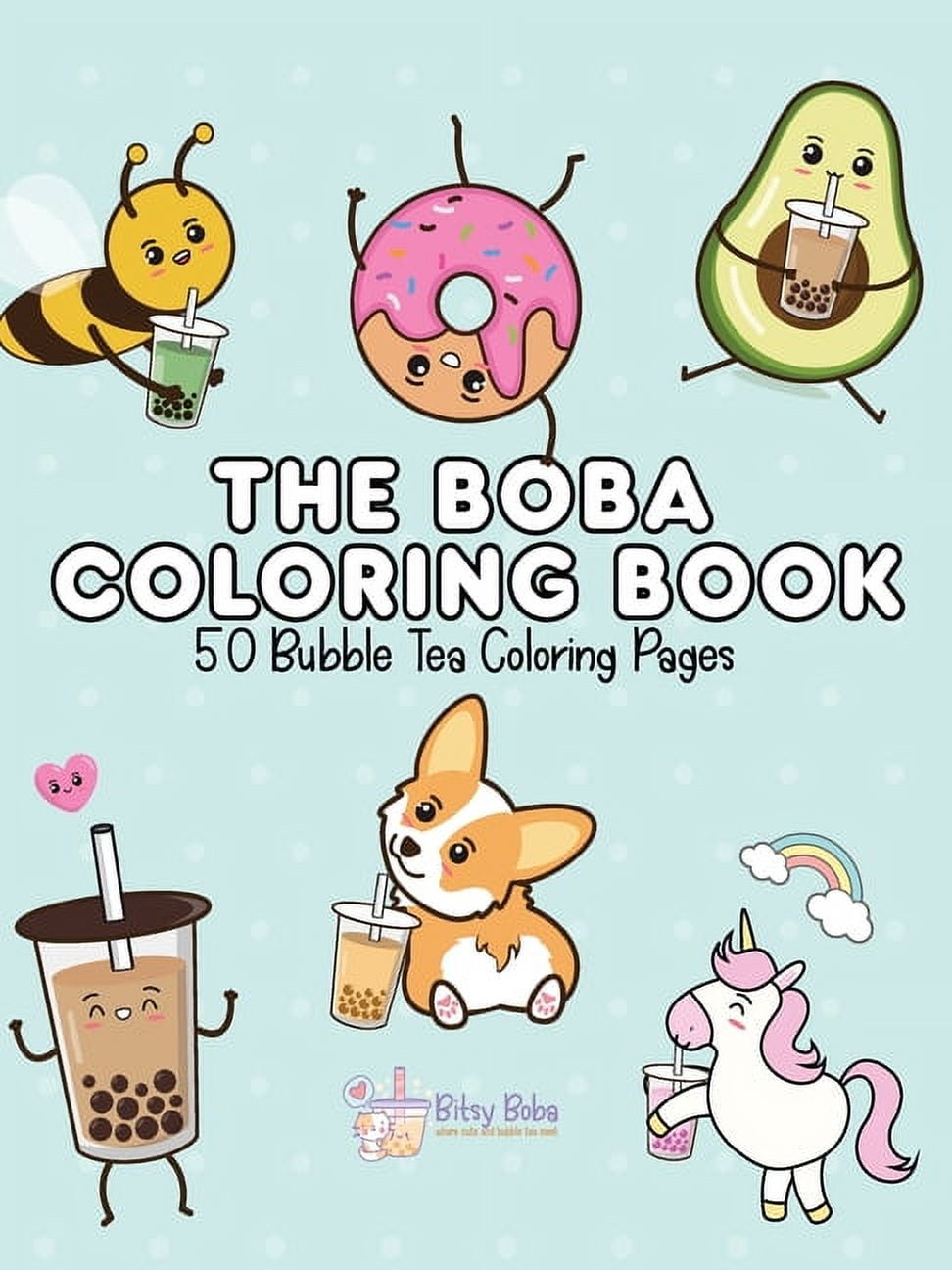 The Boba Coloring Book, (Paperback) - Walmart Business Supplies