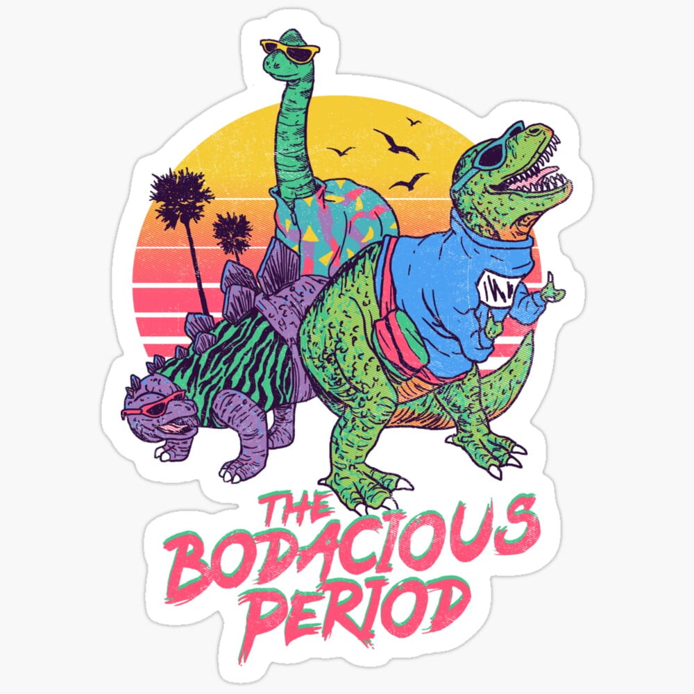 The Bodacious Period Sticker Phone Decal Water Bottle Stickers Car ...