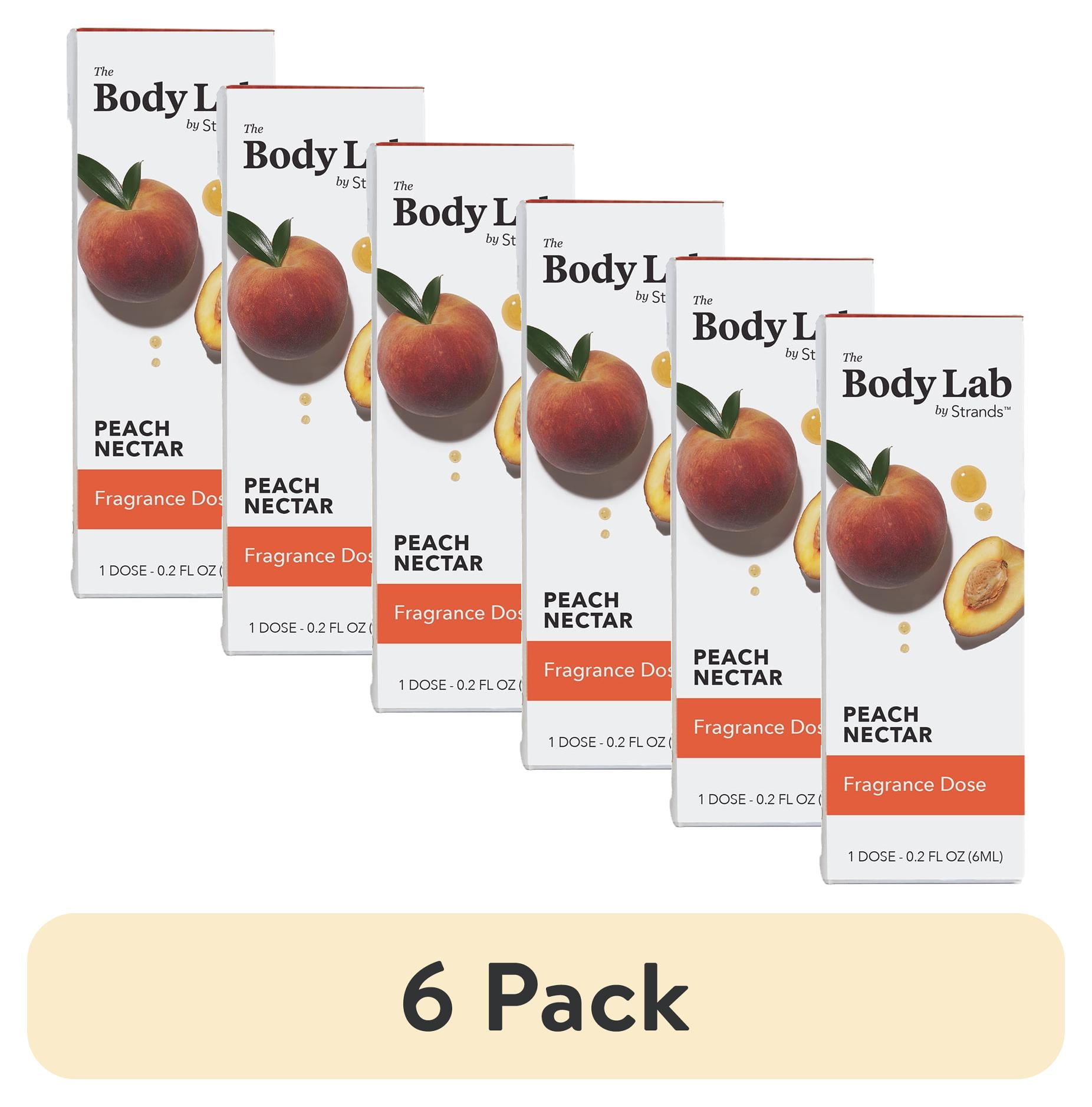 (6 pack) The Body Lab Fragrance Dose, Peach Nectar 0.2 fl. oz ...