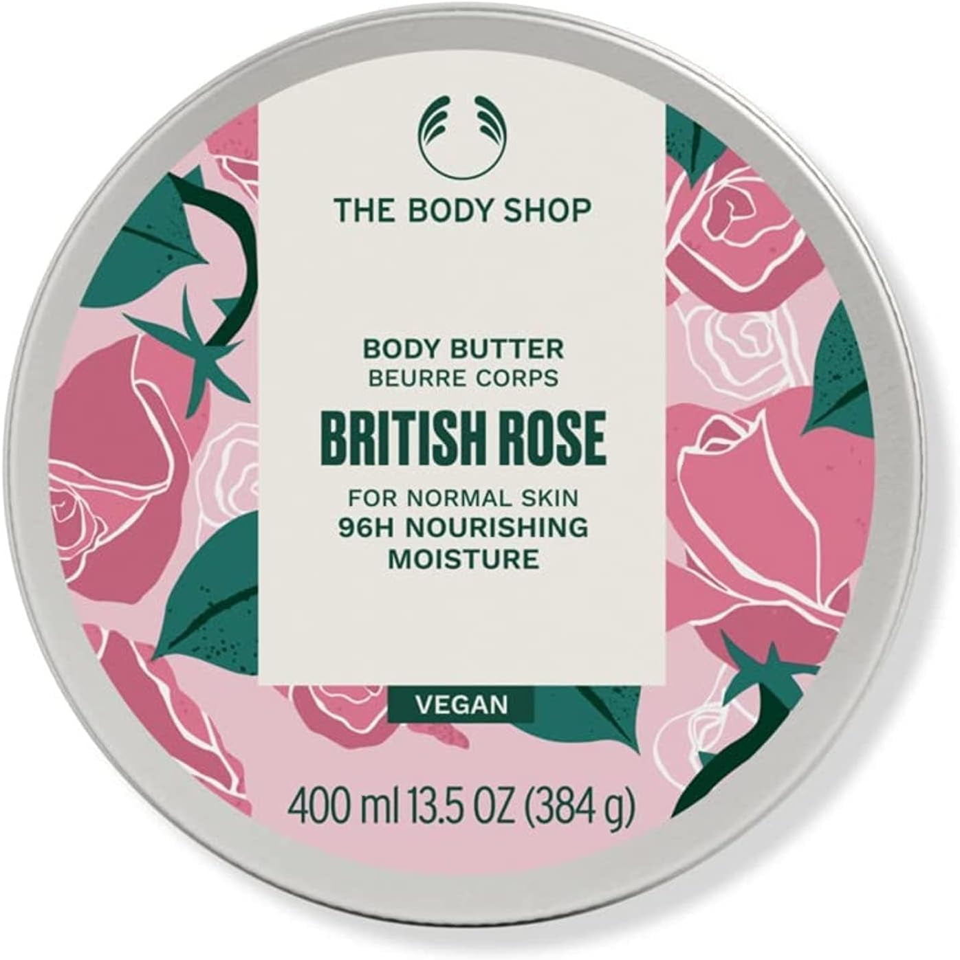 The Body Shop British Rose Body Butter 13.5 oz / 400 ml - Walmart.com