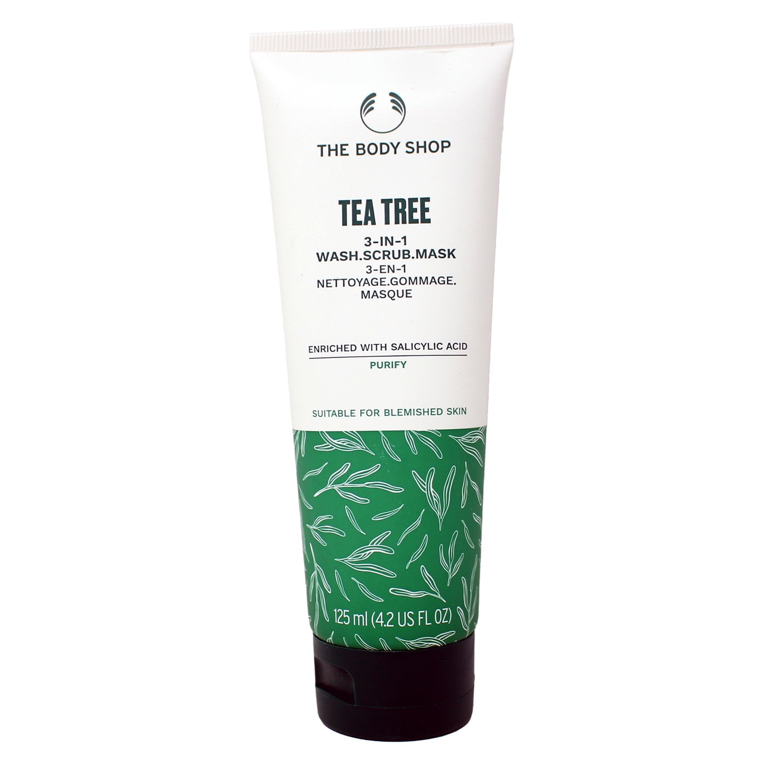 The Body Shop Mask Scrub 3In1 Tea Tree 4.23 Ounce - Walmart.com