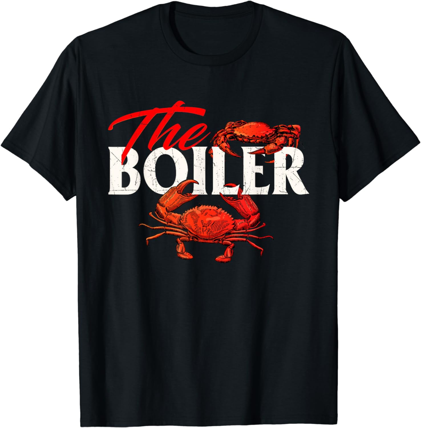The Boiler - Seafood Crabber Crab Lover Crustacean Crabbing T-Shirt ...