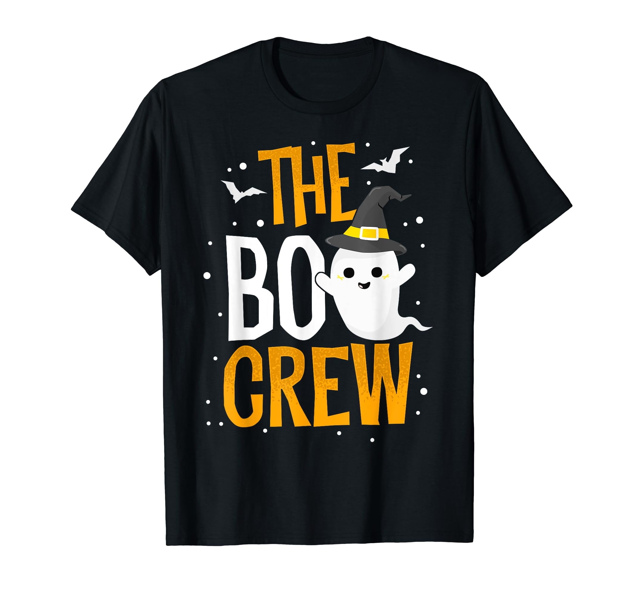 The Boo Crew Halloween Ghost Trick Treat Outfit Squad Team T-Shirt ...