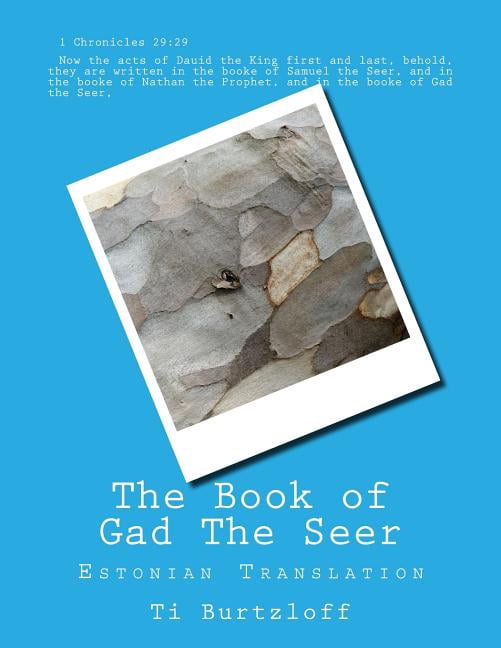 The Book of Gad the Seer: Estonian Translation - Walmart.com