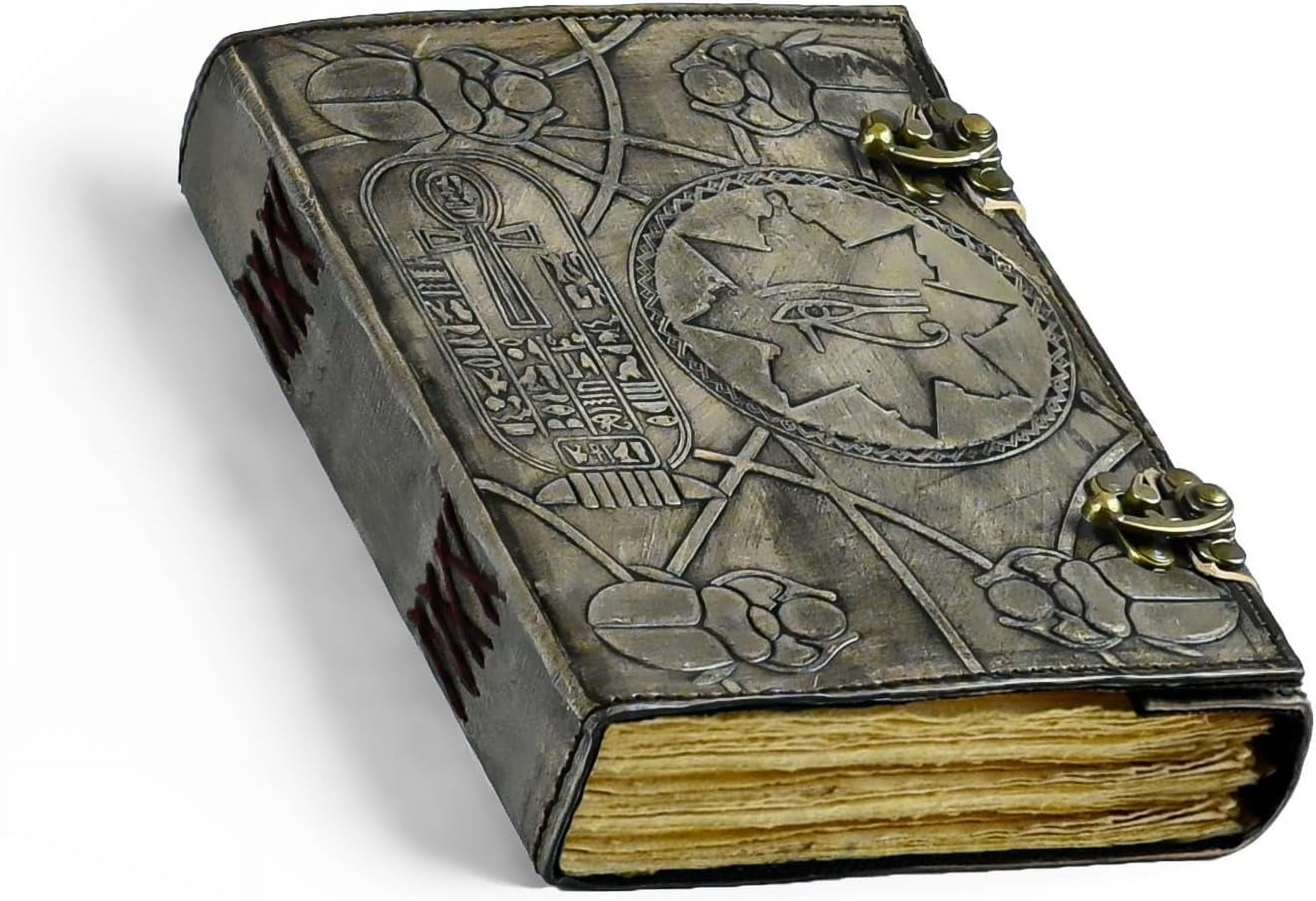 The Book of Hamunaptra Leather Journal Book of Dead Evil Necronomicon ...