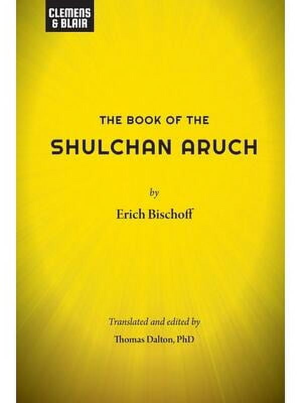 The Book of the Shulchan Aruch - Walmart.com