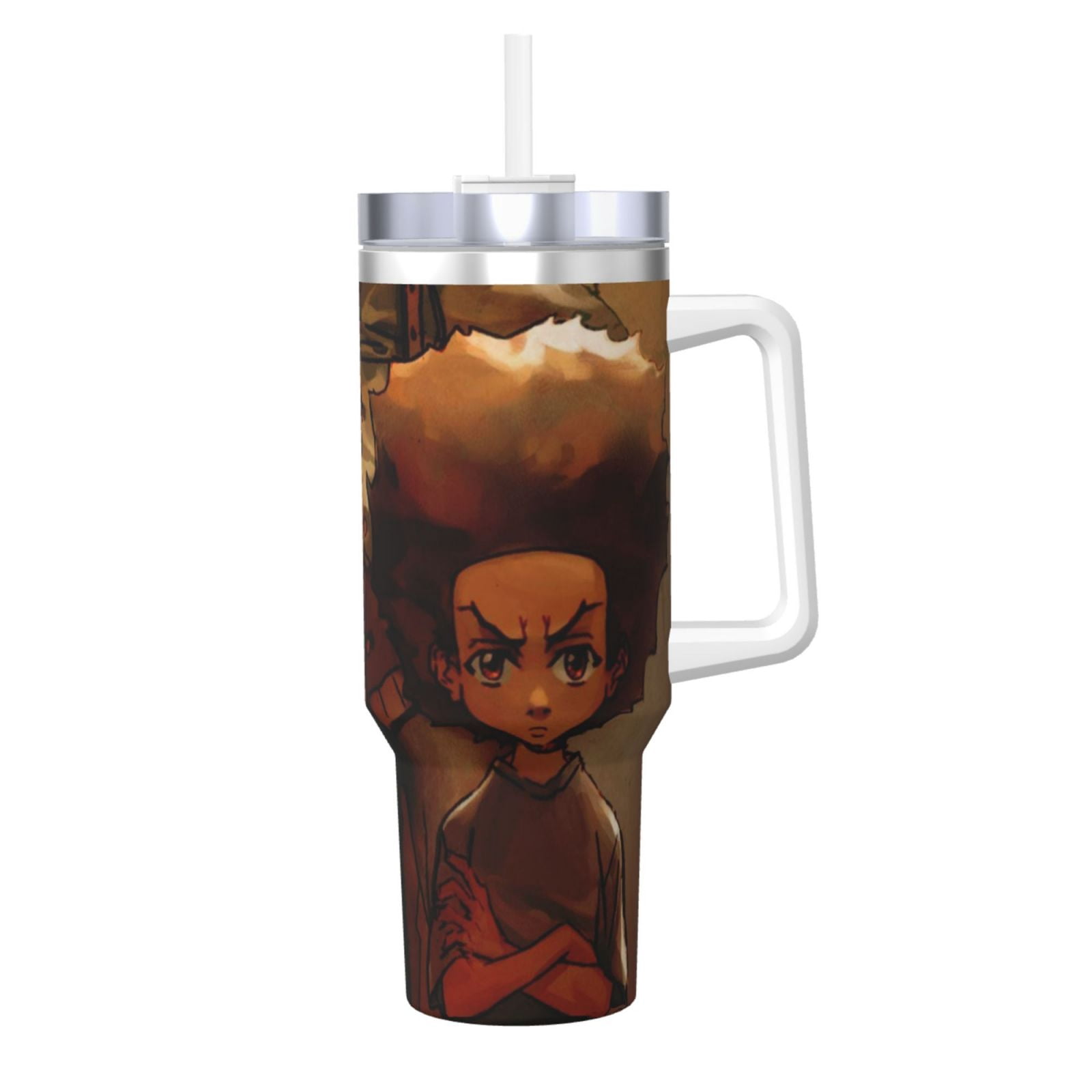 The Boondocks 40 Oz Stainless Steel Tumbler Car Cup Insulated Water ...