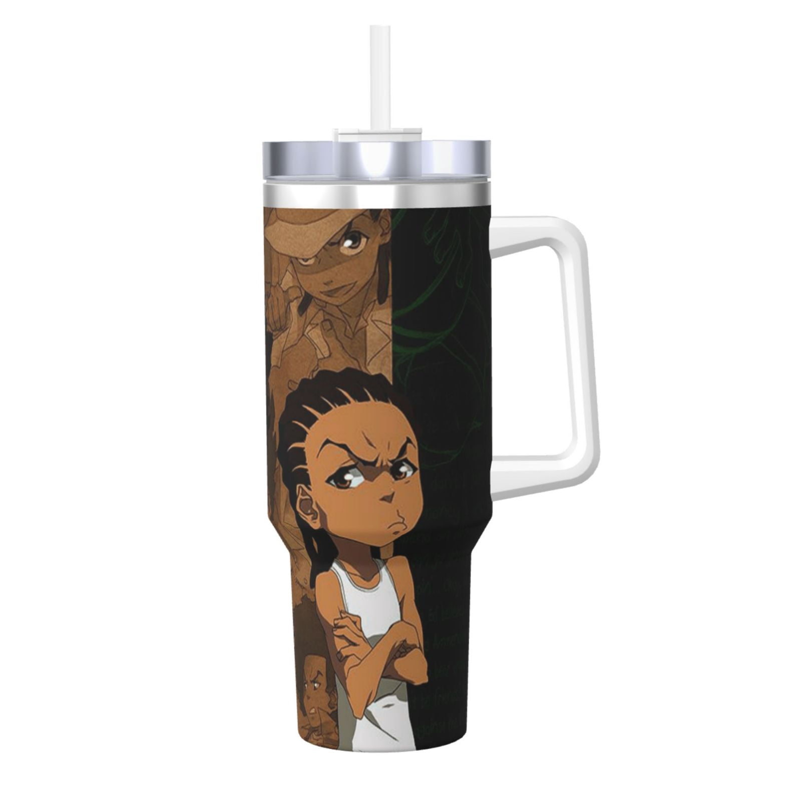 The Boondocks 40 Oz Stainless Steel Tumbler Car Cup Insulated Water ...