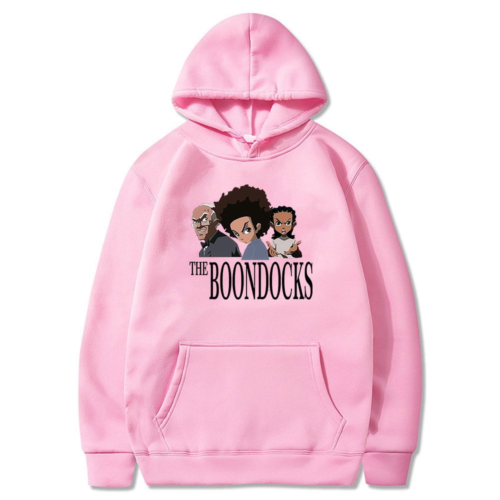 The Boondocks Anime Hoodie American Black Cartoon Long Sleeve ...