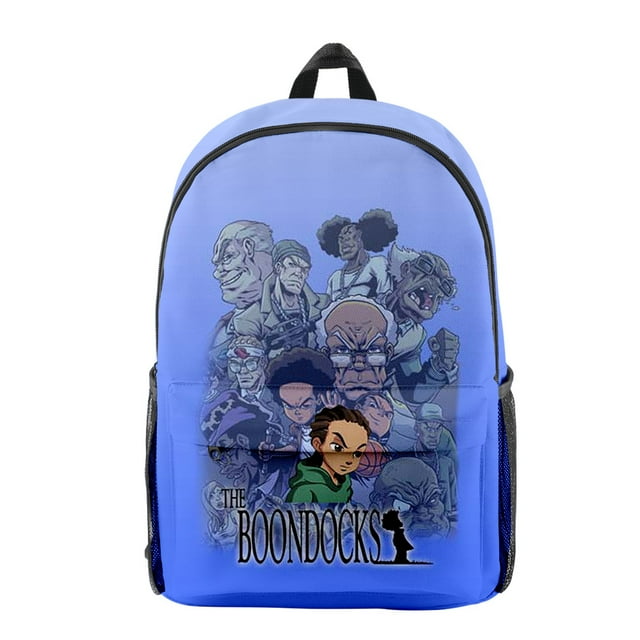 The Boondocks Backpack Unisex Shoulders Bag Fashion 3D Prints Casual ...