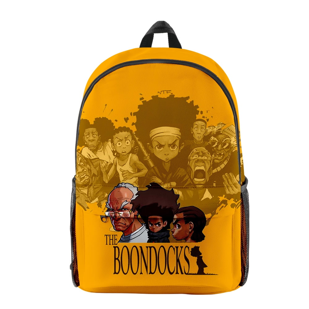 The Boondocks Backpack Unisex Shoulders Bag Fashion 3D Prints Casual ...