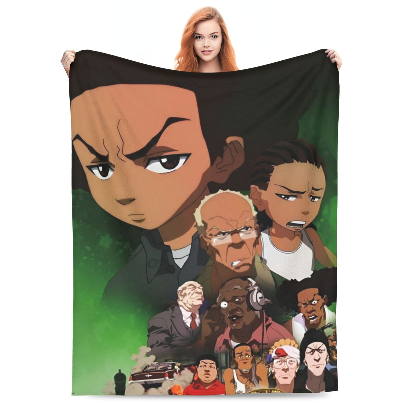 The Boondocks Blanket Ultra-Soft Micro Fleece Flannel Blanket 40"x30 ...