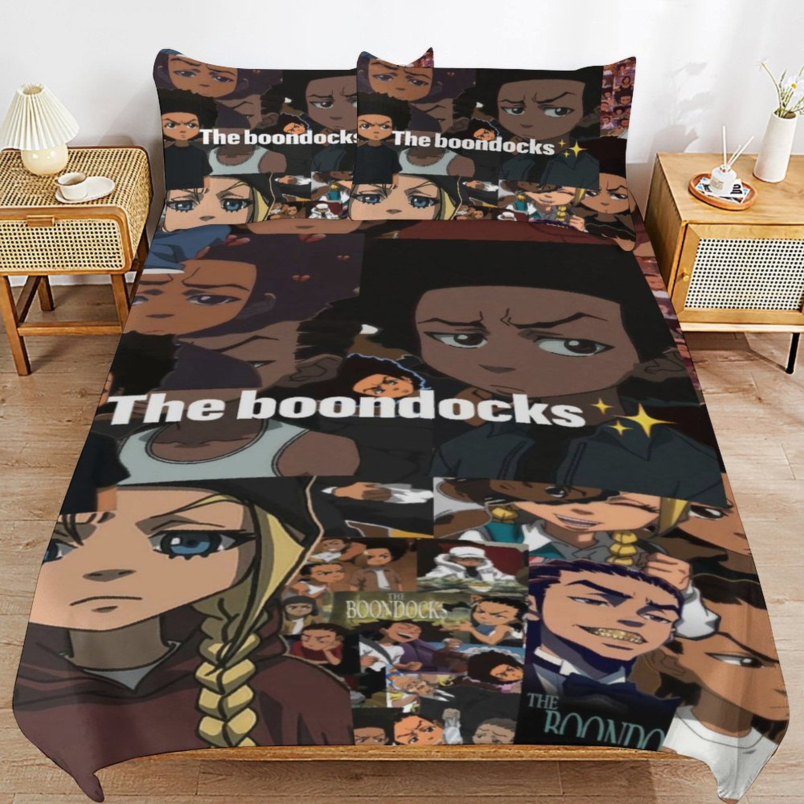 The Boondocks Duvet Cover Sets Twin King Size for Kids Boys Girls, Soft ...