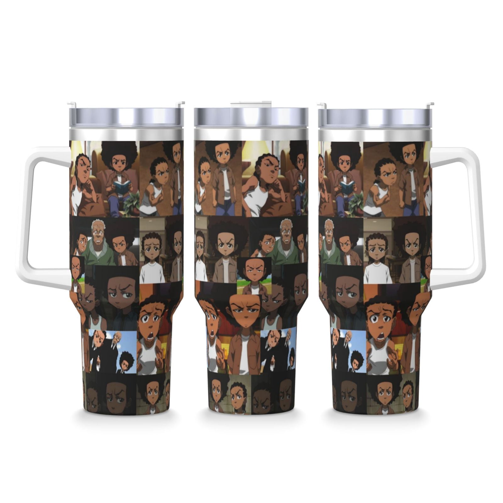 The Boondocks Insulated Stainless Steel Hot/Cold Coffee Cup 40oz Ice ...