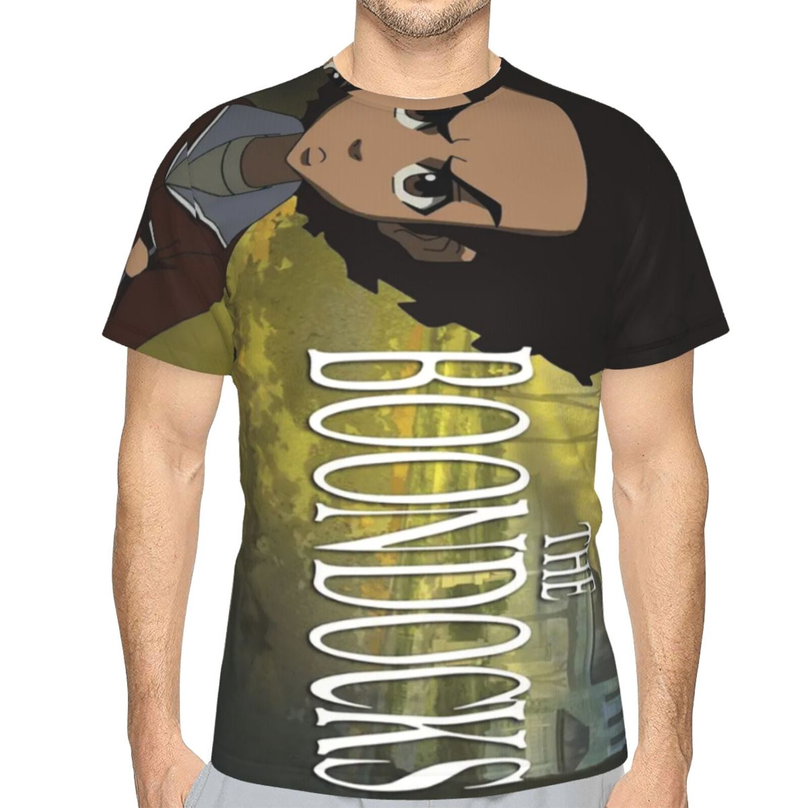 The Boondocks Mens 3d Graphic Print Shirts Casual Short Sleeve Tee ...