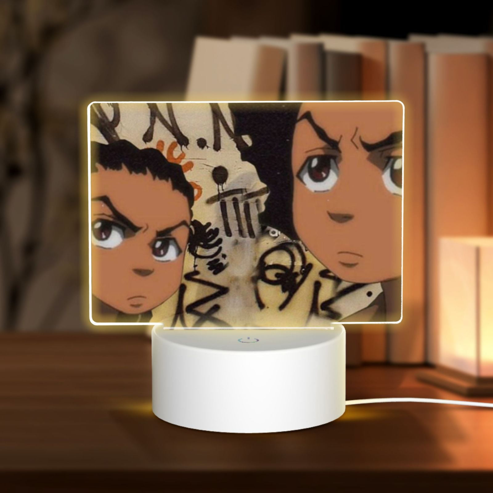 The Boondocks Nightlight 3-Color Touch Control Acrylic Night Light ...