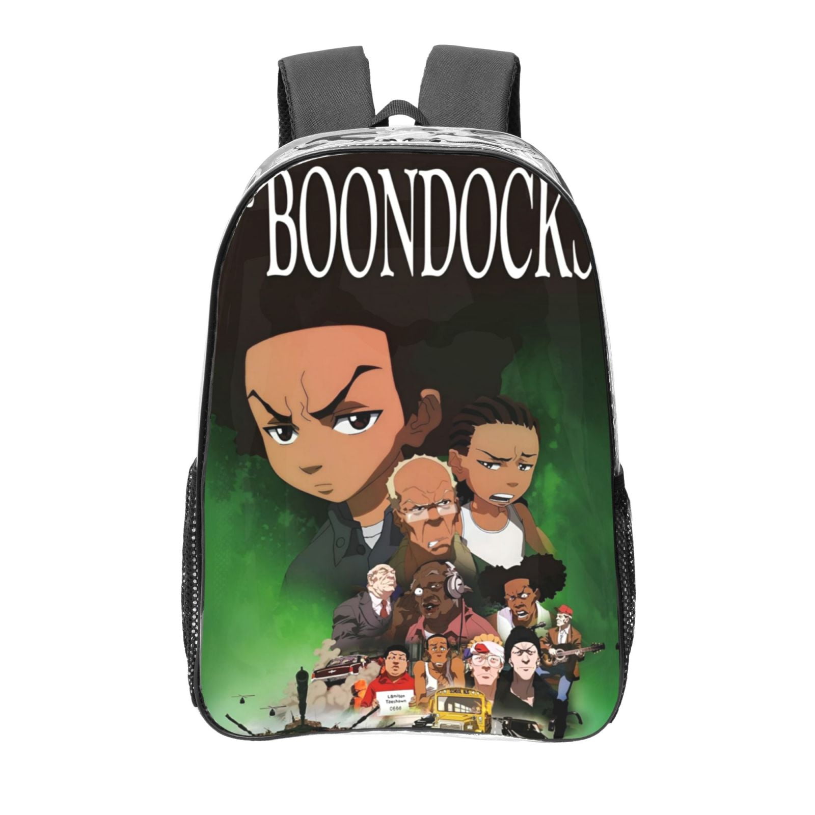 The Boondocks Poster Transparent Backpack Adjustable Shoulders Daypack ...