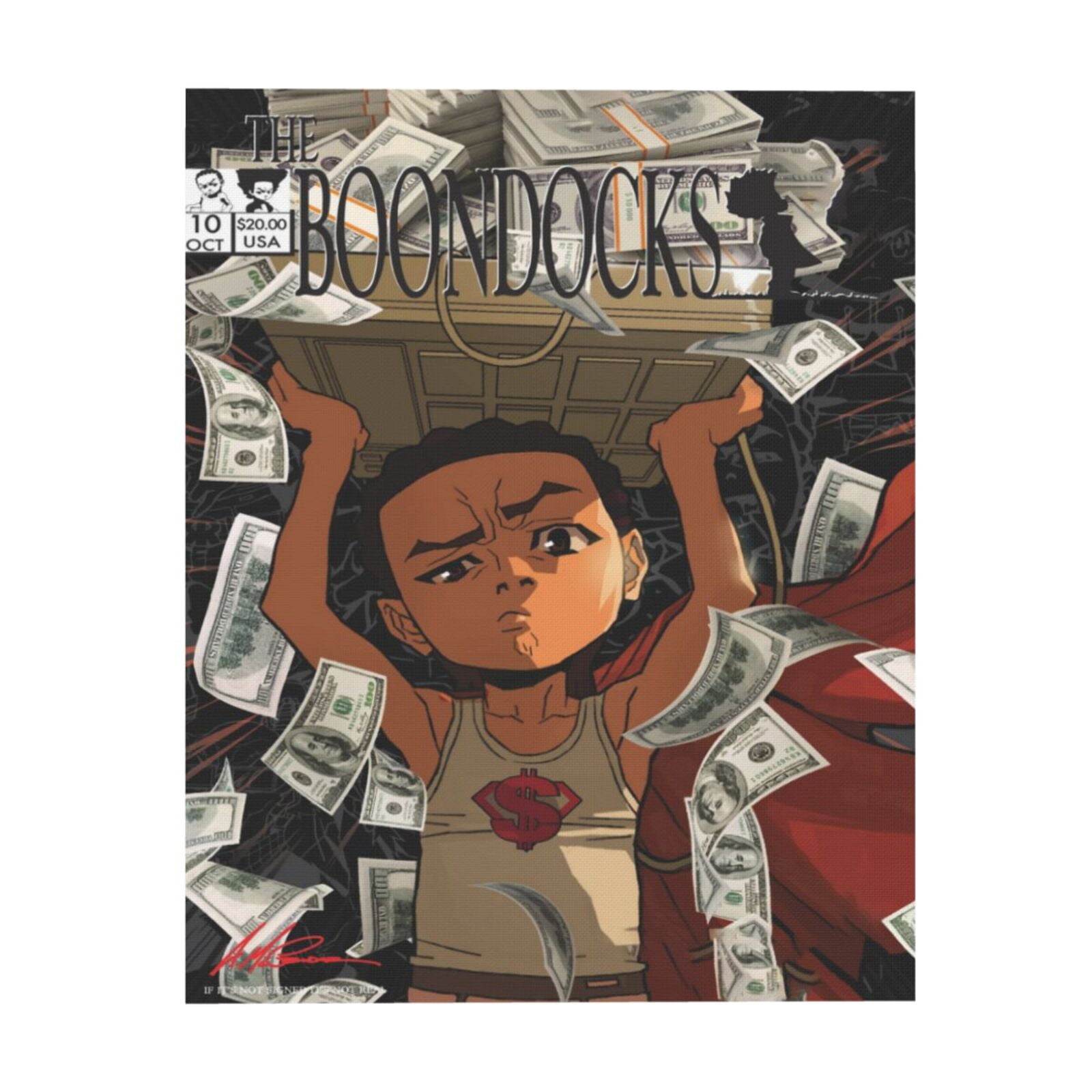 The Boondocks Posters, Anime Frameless Wall Poster, Japan Anime Home ...