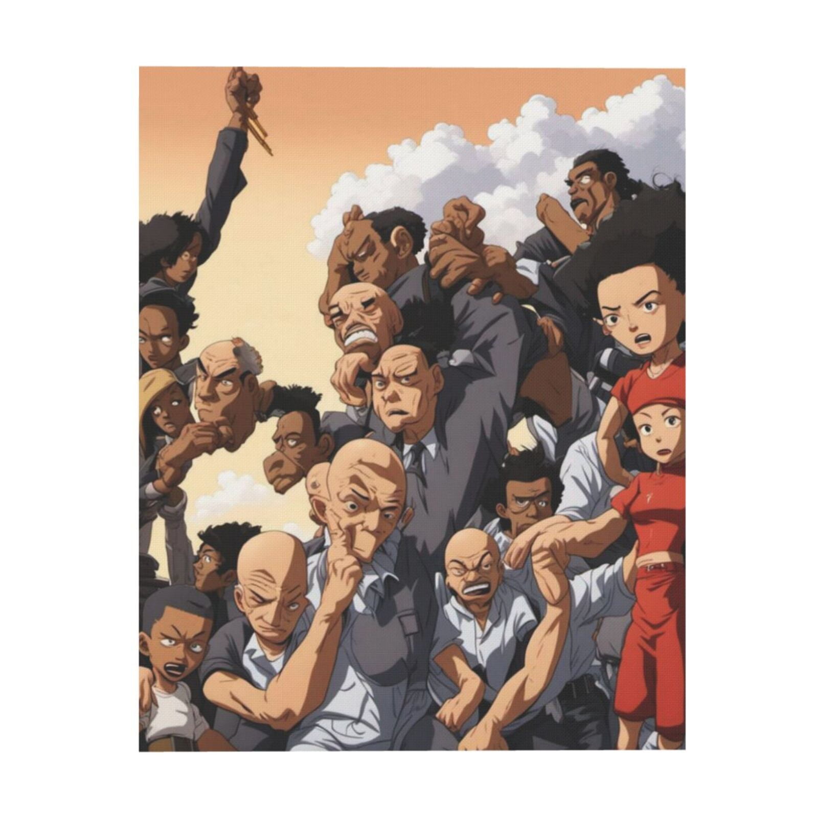 The Boondocks Posters, Anime Frameless Wall Poster, Japan Anime Home ...