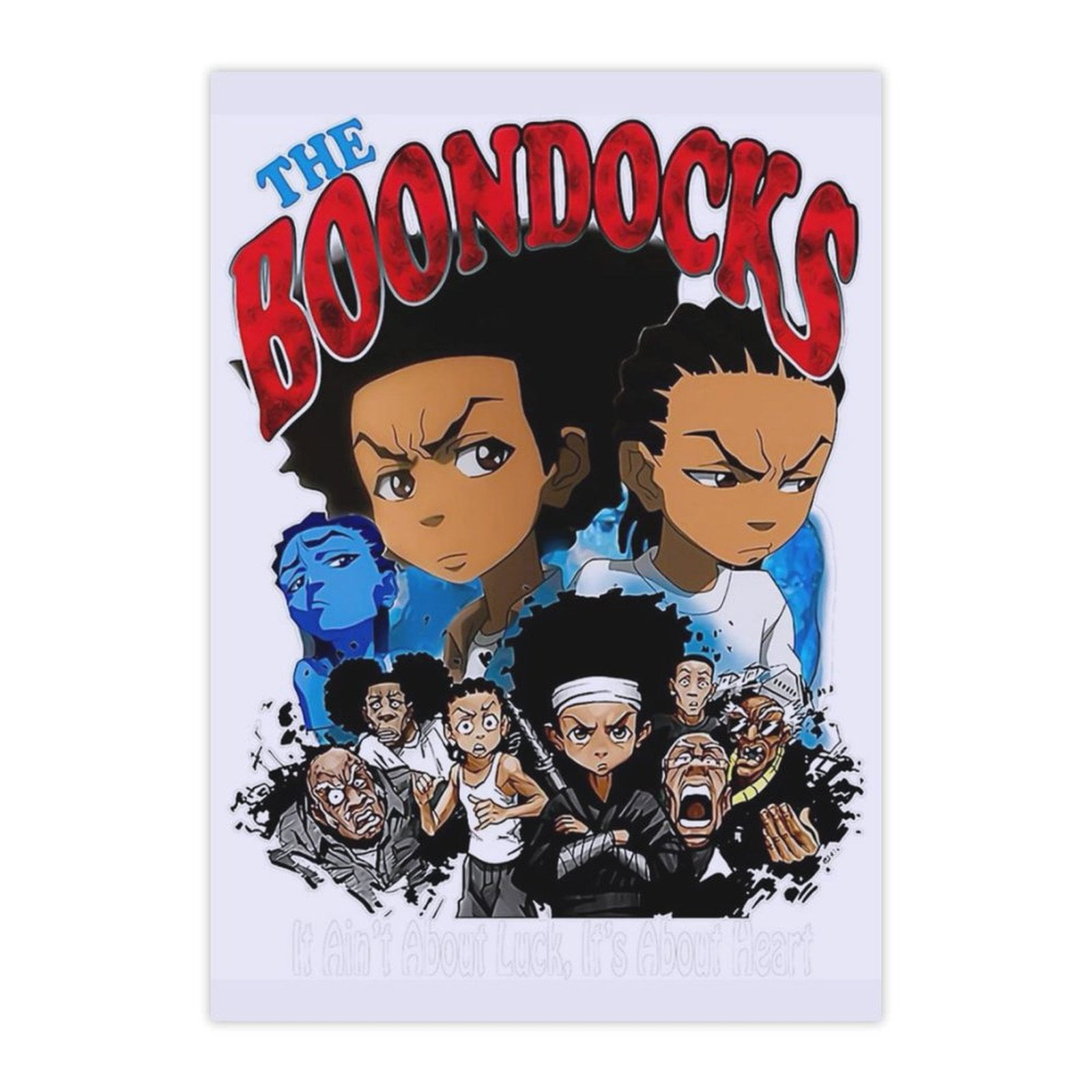 The Boondocks Stickers for Adults Kids Funny Laptop Sticker Poster Cute ...