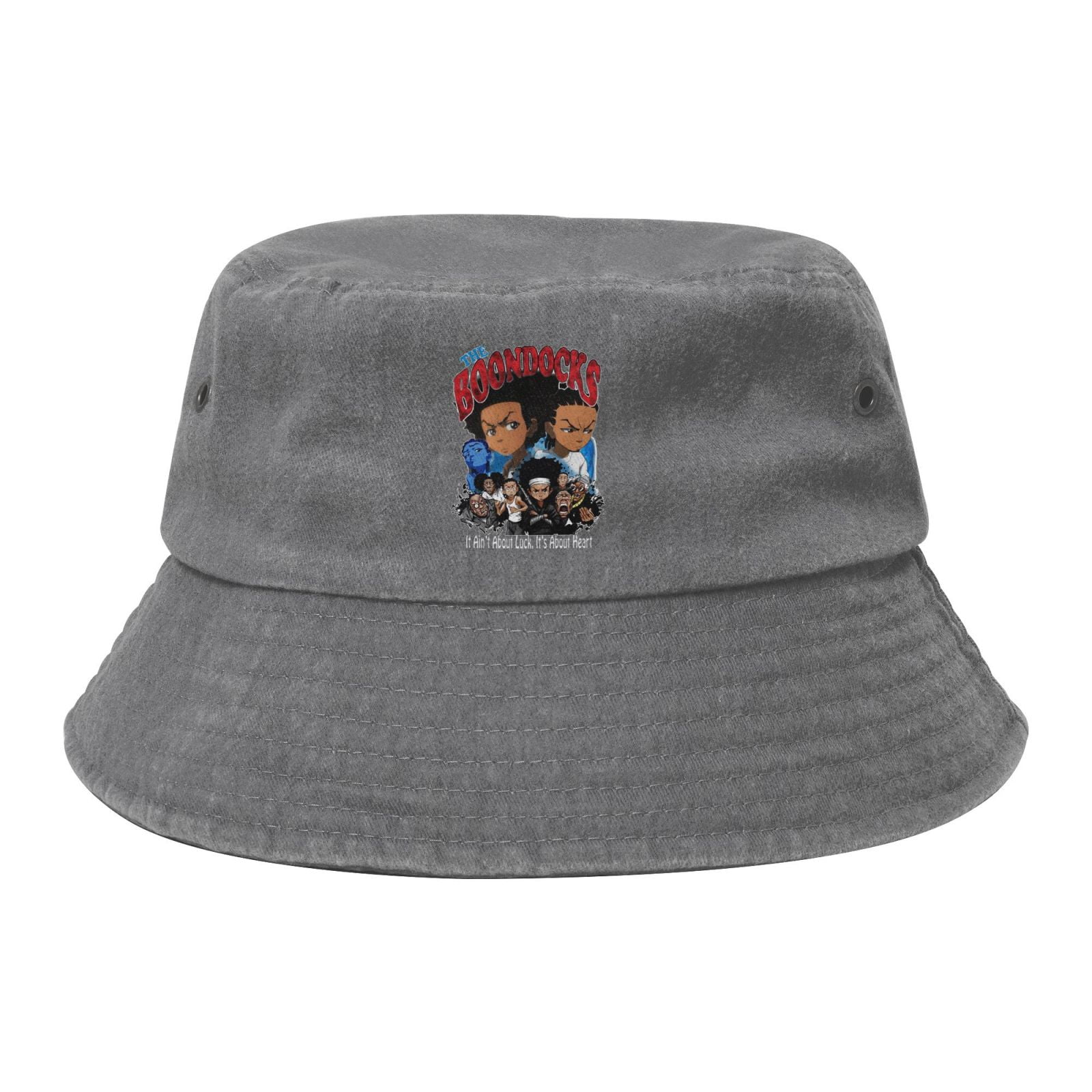 The Boondocks Summer Bucket Hat Fishing Hat Wide Brim Sun Hat with UV ...