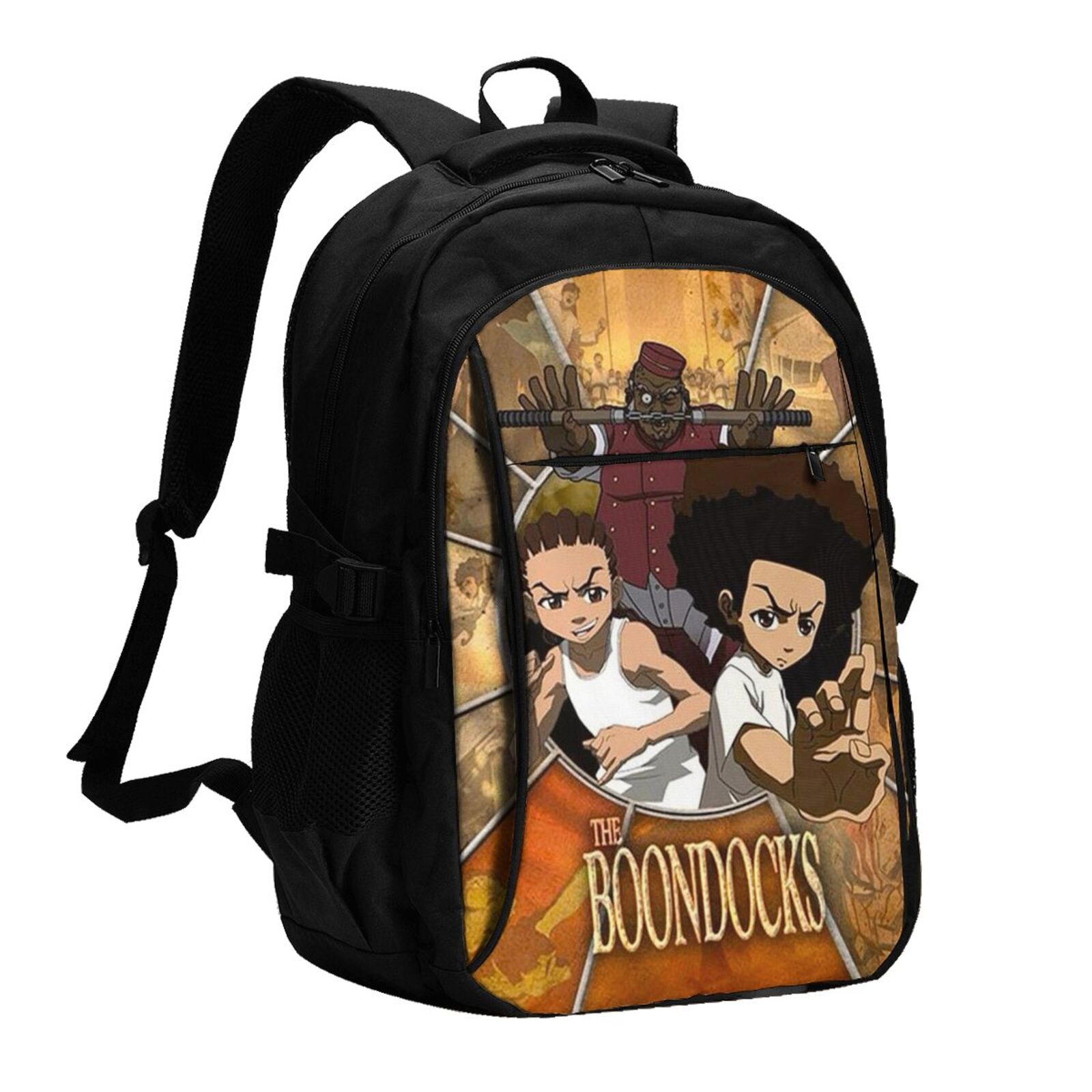 The Boondocks Travel Backpack With Usb Port Stylish Unisex Hiking ...
