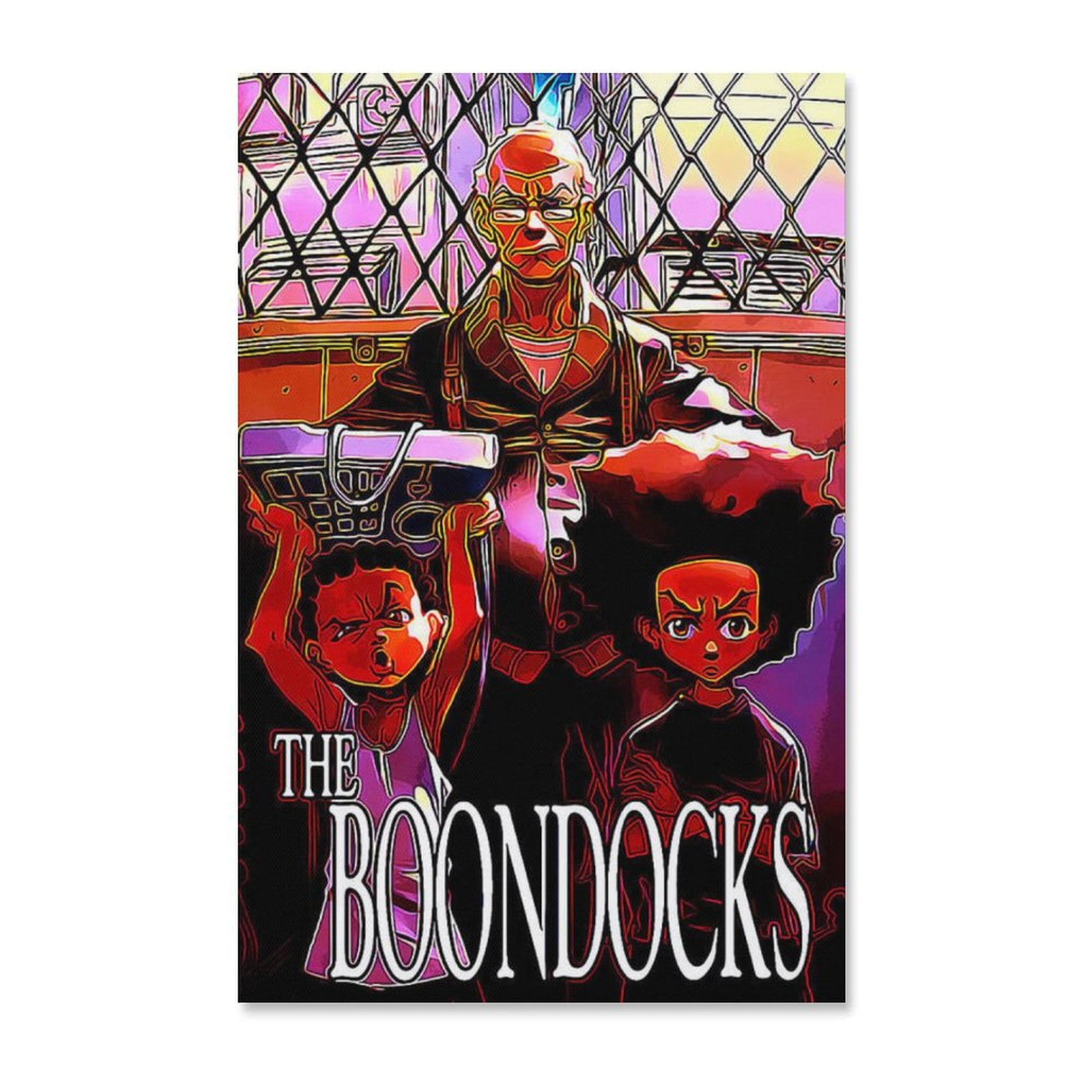 The Boondocks Wall Art, Canvas Hanging Painting, Artwork for Living ...