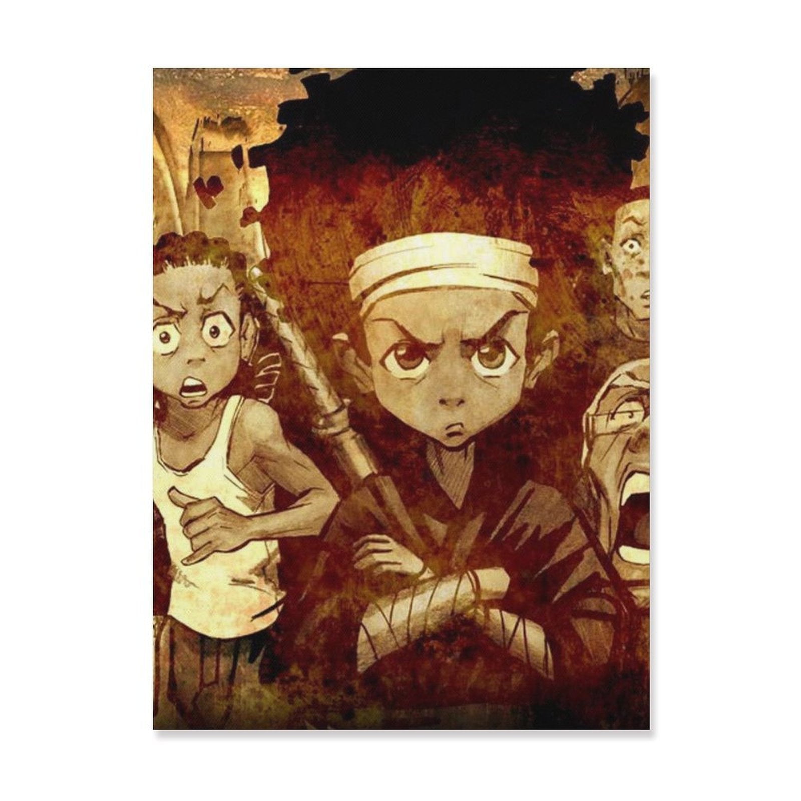 The Boondocks Wall Art, Canvas Hanging Painting, Artwork for Living ...