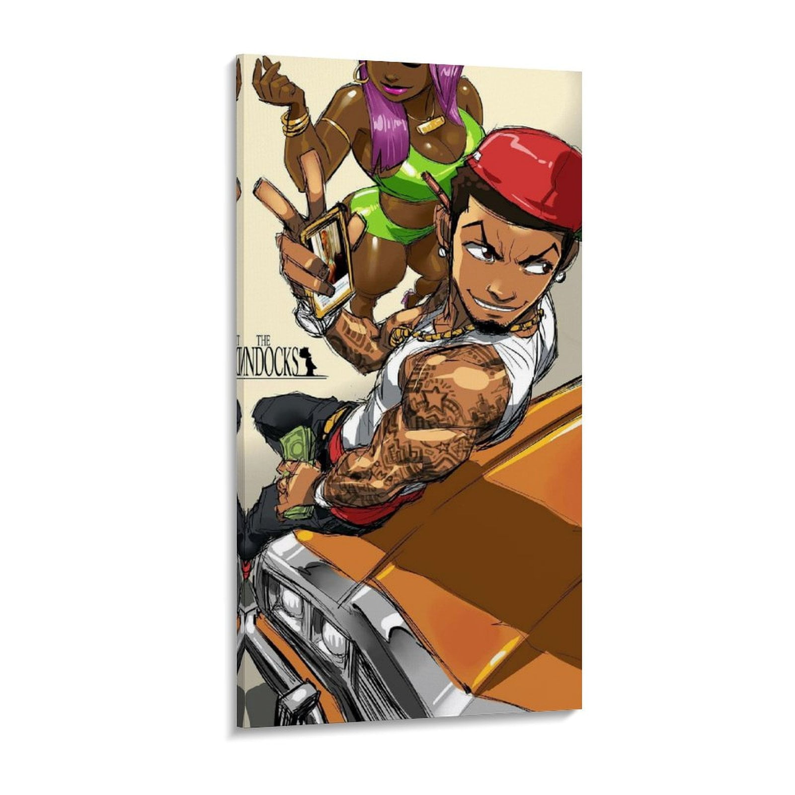 The Boondocks Wall Art, Canvas Hanging Painting, Artwork for Living ...