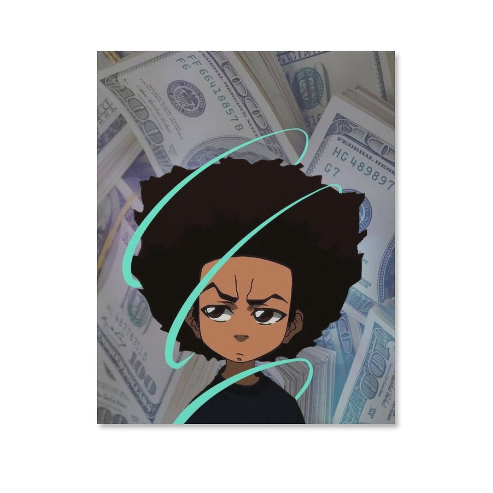 The Boondocks Wall Art, Canvas Hanging Painting, Artwork for Living ...