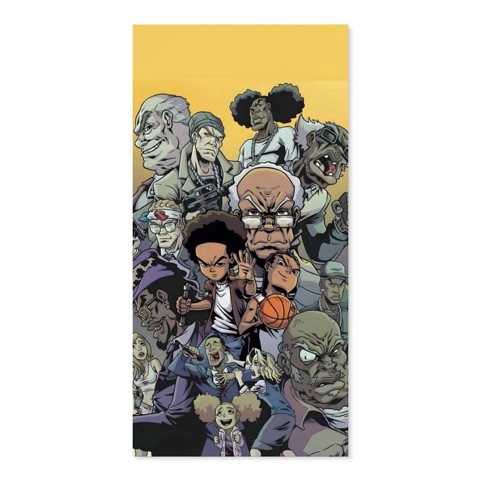 The Boondocks Wall Art, Canvas Hanging Painting, Artwork for Living ...