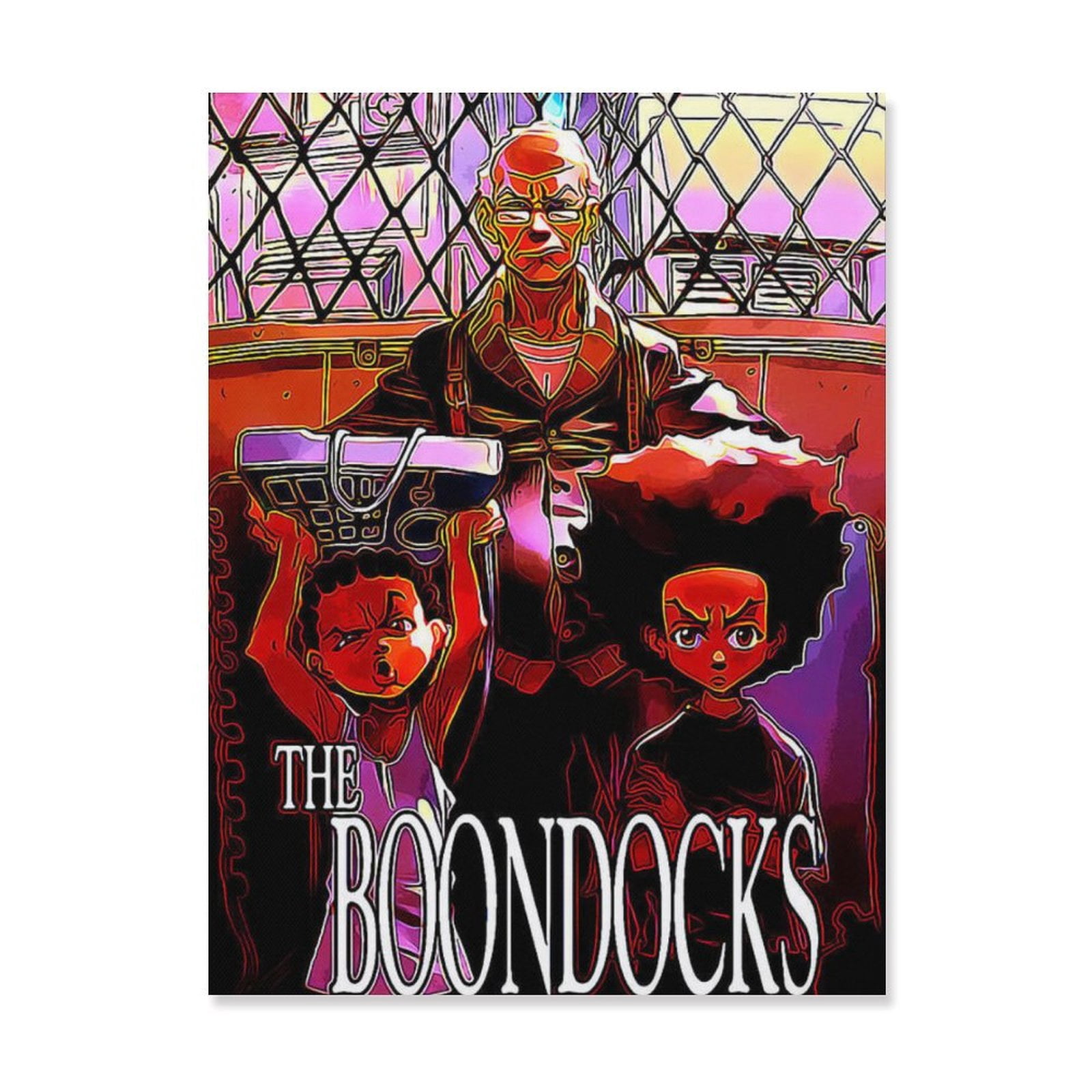 The Boondocks Wall Art, Canvas Hanging Painting, Artwork for Living ...