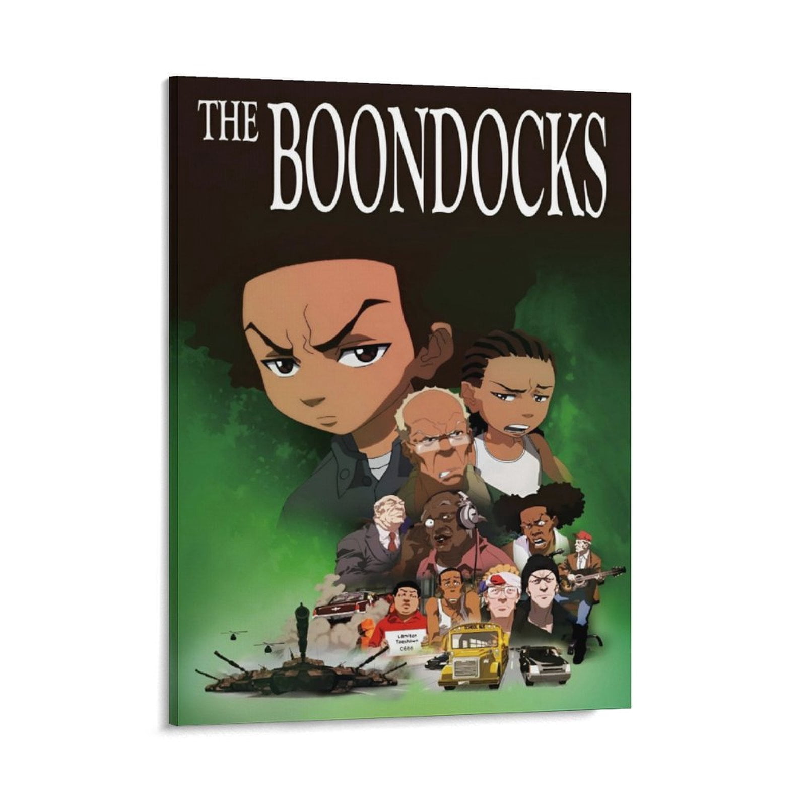 The Boondocks Wall Art, Canvas Hanging Painting, Artwork for Living ...